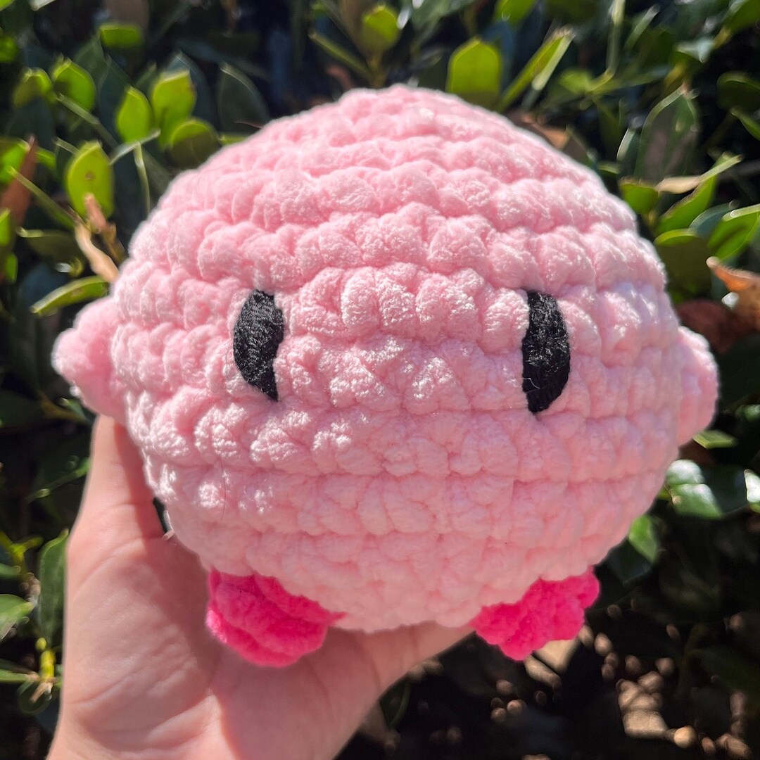 Ready to Ship* Amigurumi Crochet Kirby Plushie - Etsy