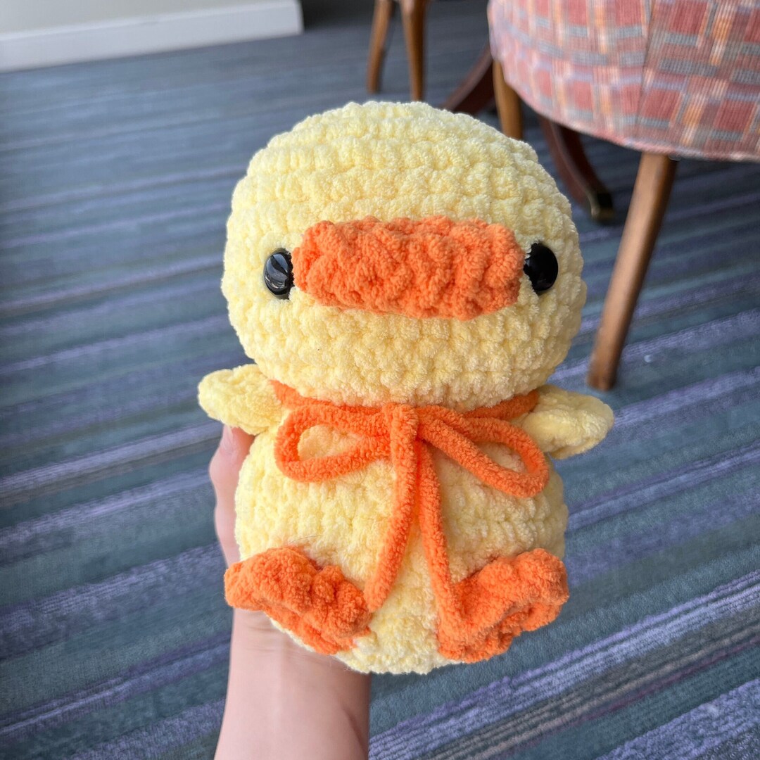 Amigurumi Crochet Duck Plushie - Etsy