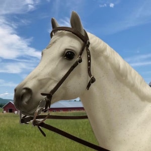 Breyer Horse Western Bridle!!! Leather Western Bridle for Model Horses ...