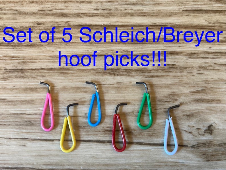 Set of 5 Schleich and Breyer Hoof Picks!!! - Etsy