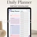 Daily Planner Printable, Digital Planner, Everyday Planner, Digital ...