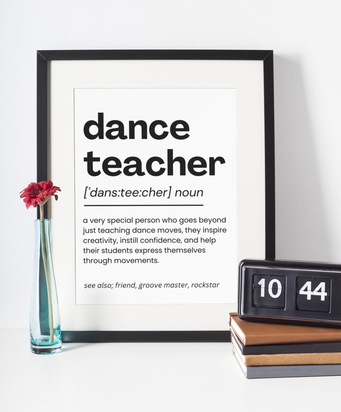 Dance Teacher Appreciation Gift, Dance Teacher Definition Print, Gift ...