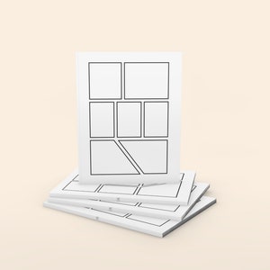 Blank Comic Book for Kids, Create Your Own Comics, Blank Comic Book ...