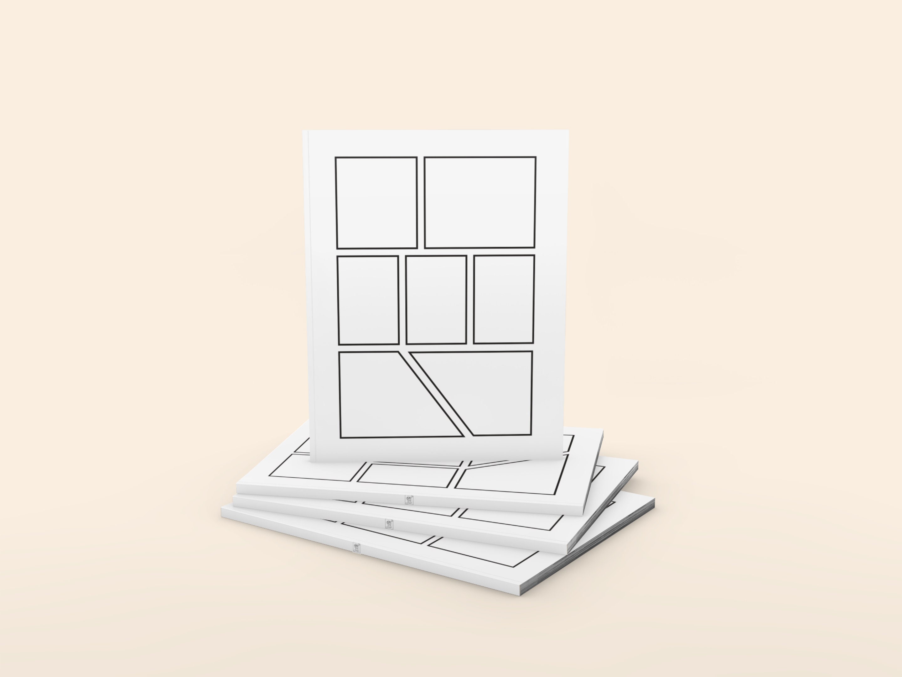 Blank Comic Book for Kids, Create Your Own Comics, Blank Comic Book ...