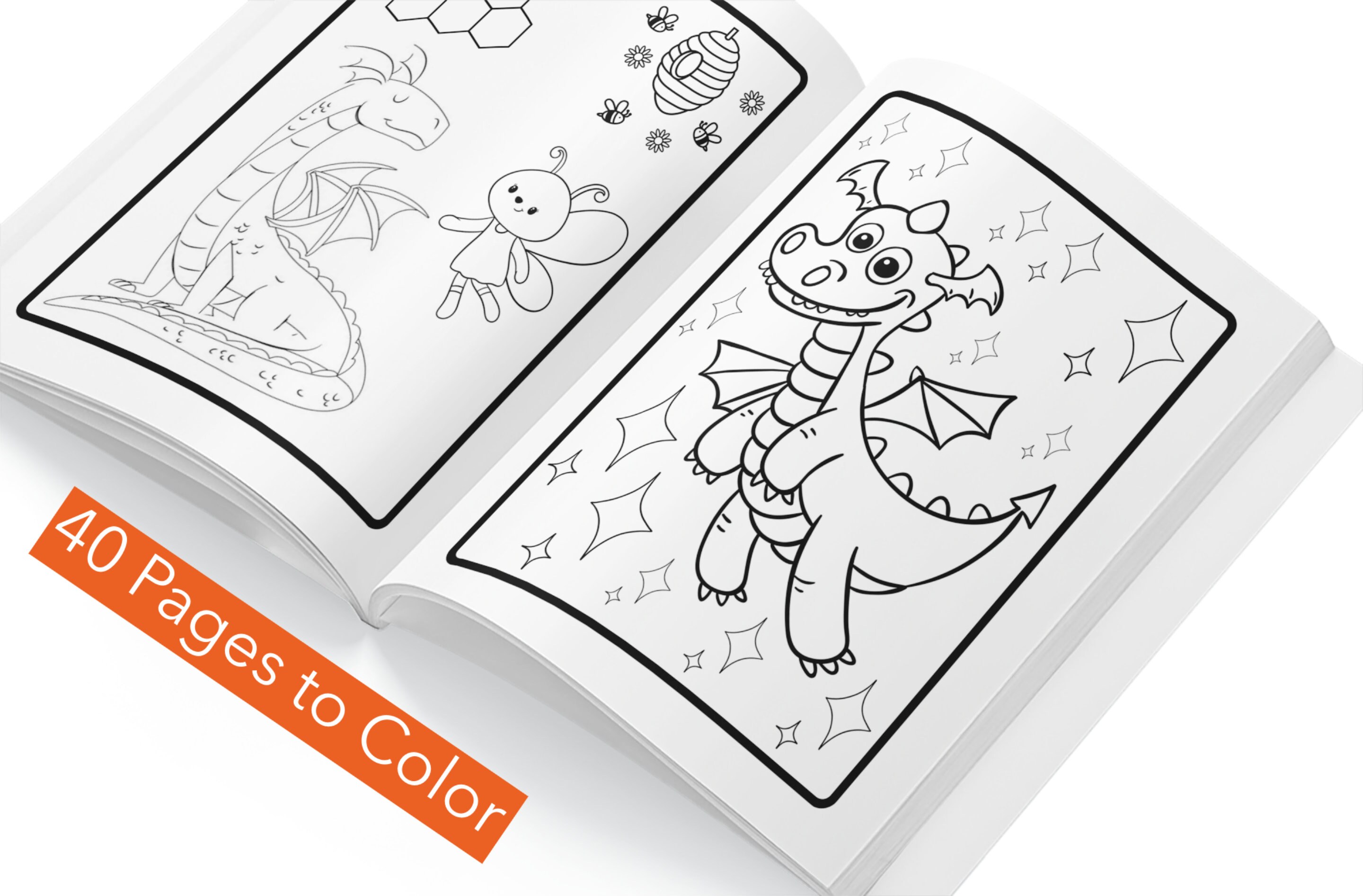 Dragon Coloring Pages - Printable Dragon Coloring Book Pages - Dragon ...