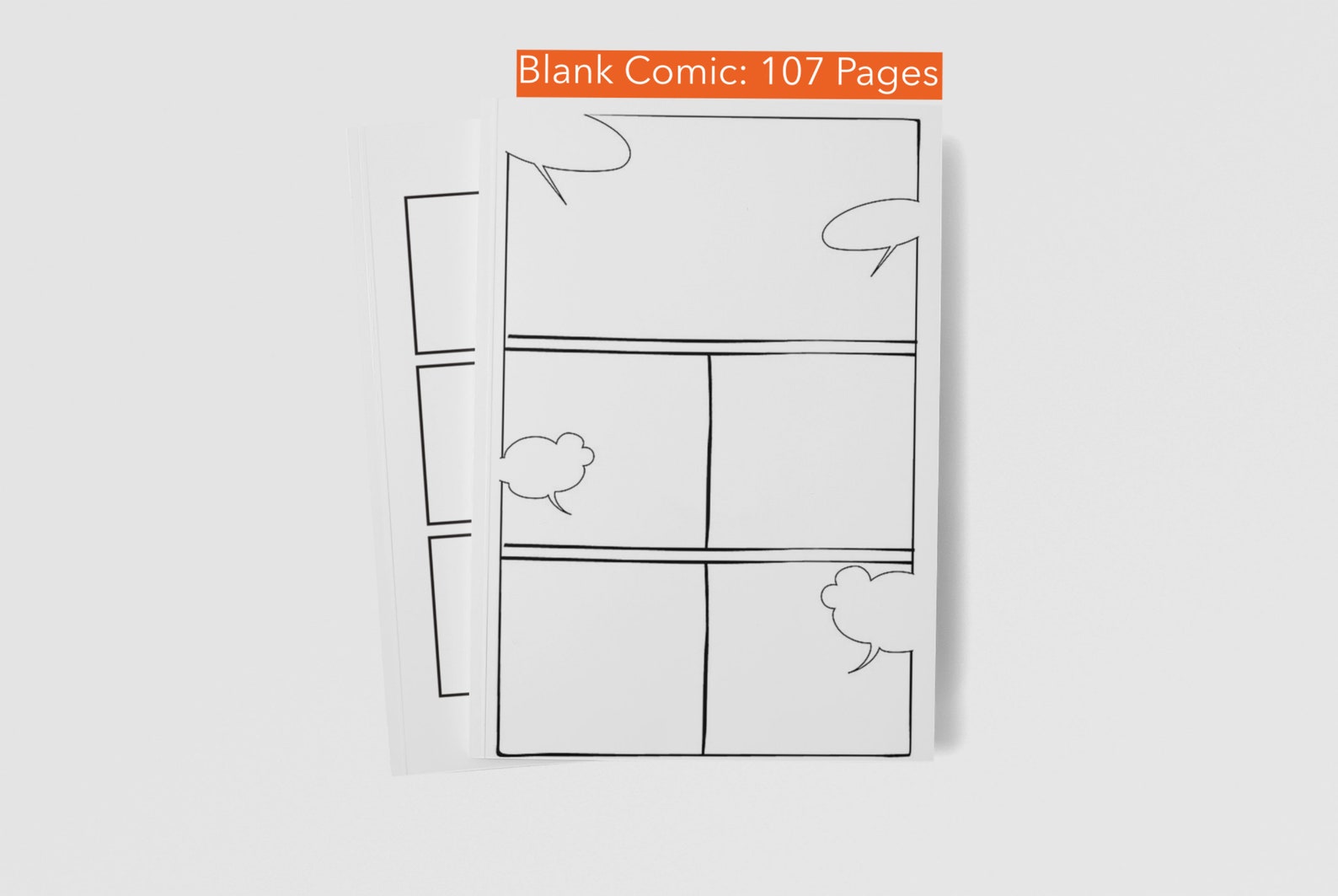Blank Comic Book for Kids, Create Your Own Comics, Blank Comic Book ...
