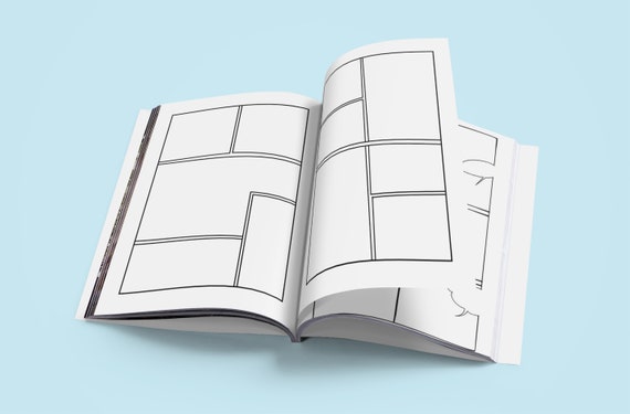 Blank Comic Book for Kids Create Your Own Comics Blank Comic - Etsy