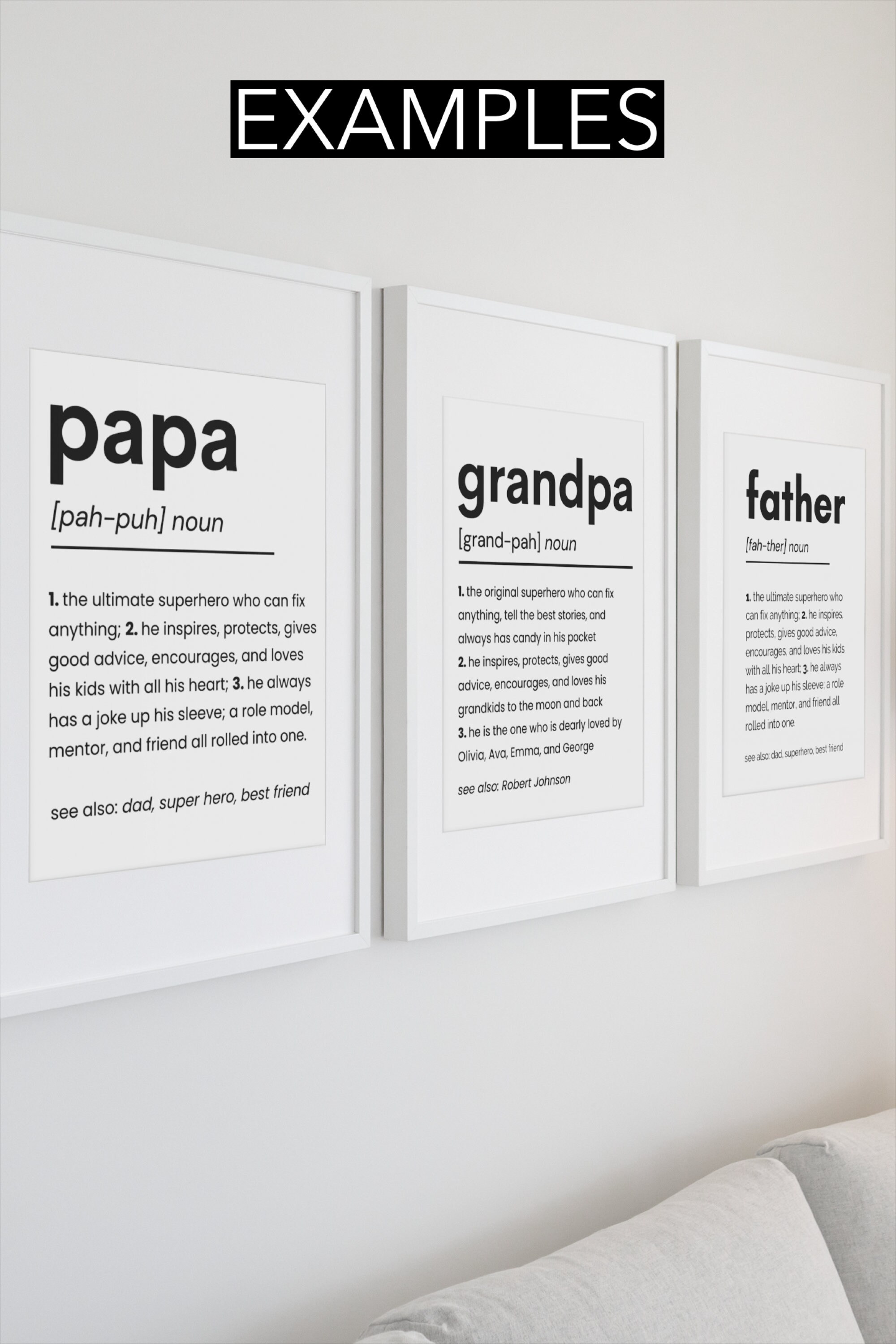 Custom Definition Print, Personalized Definition Poster, Definition ...