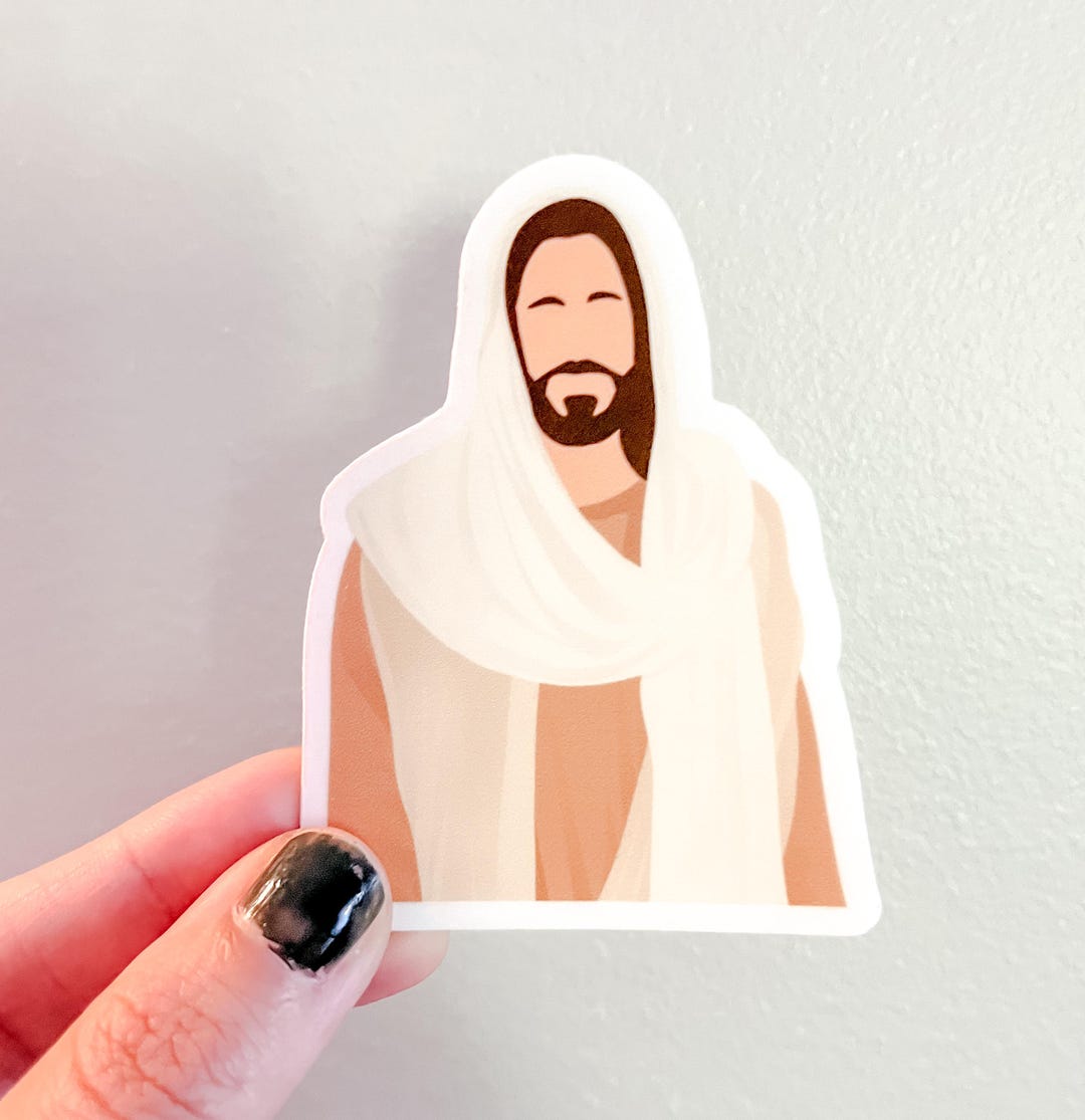 Jesus Christian Sticker | Journal Accessories | Faith-based Sticker for ...