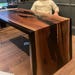 Waterfall Epoxy River Desk - Office Executive - Etsy