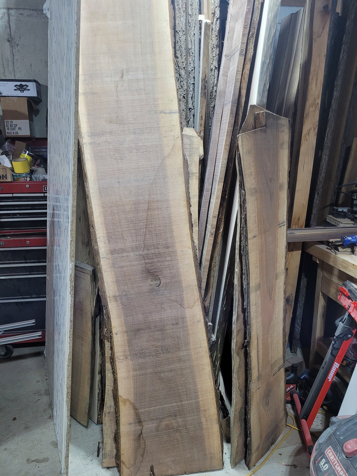 Black Walnut Live Edge Slabs (8ft) - Etsy