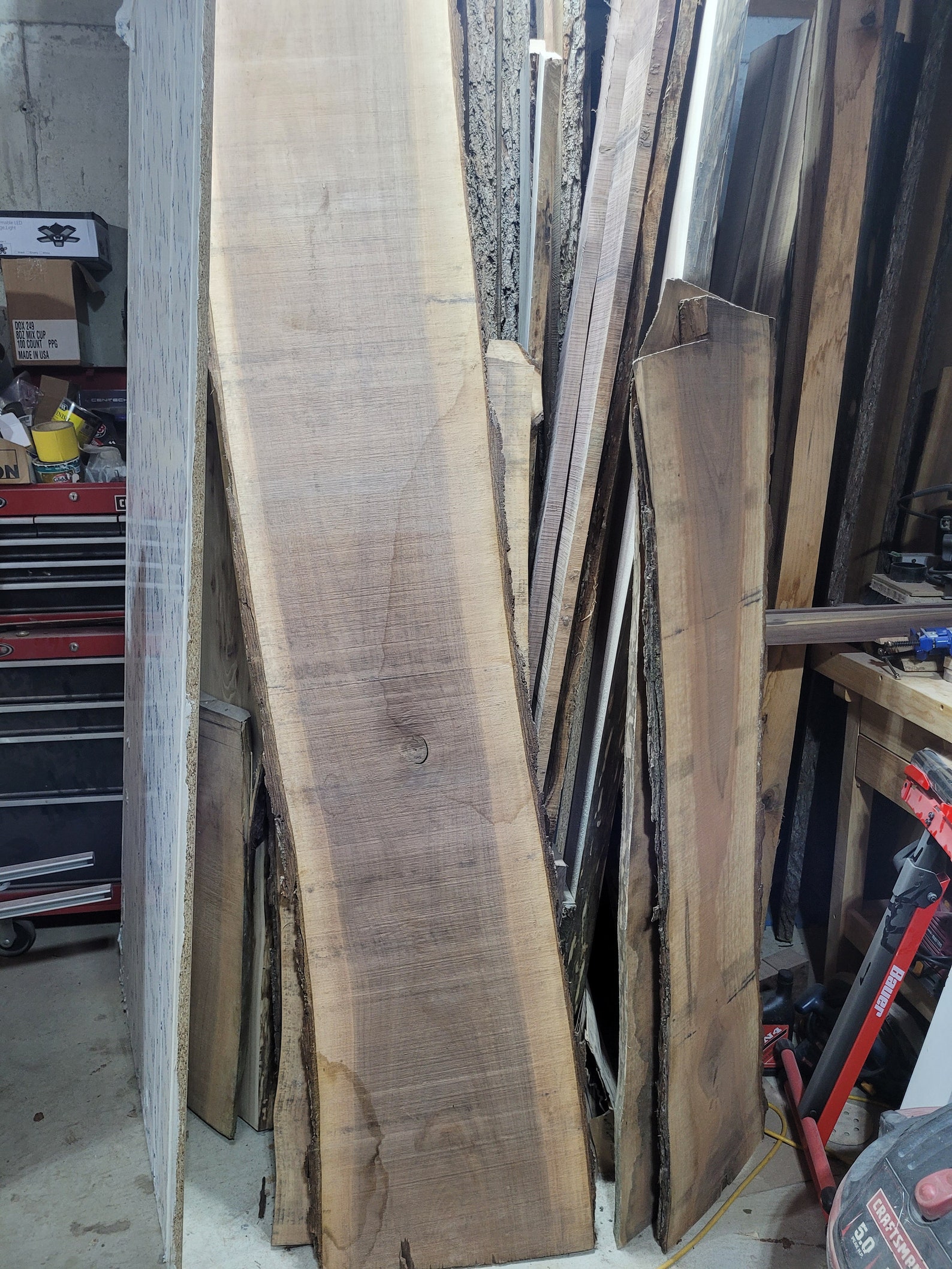 Black Walnut Live Edge Slabs (8ft) - Etsy