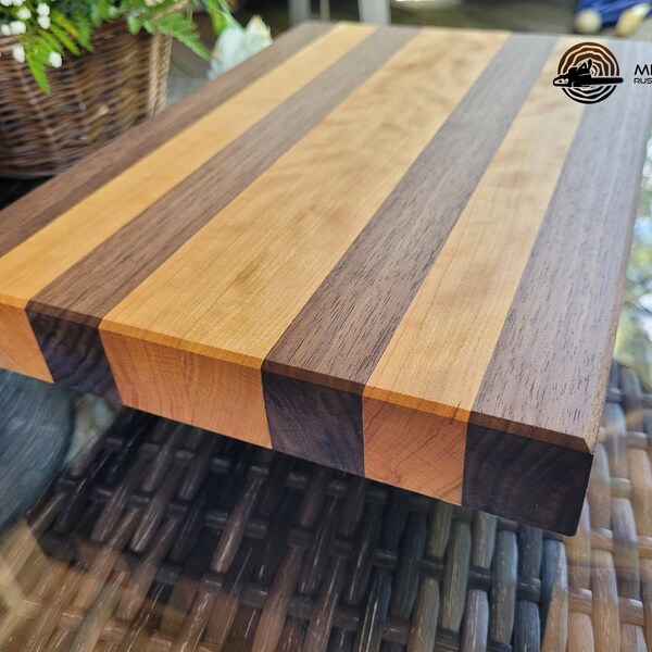 Cherry Black Walnut Cutting Board - Etsy