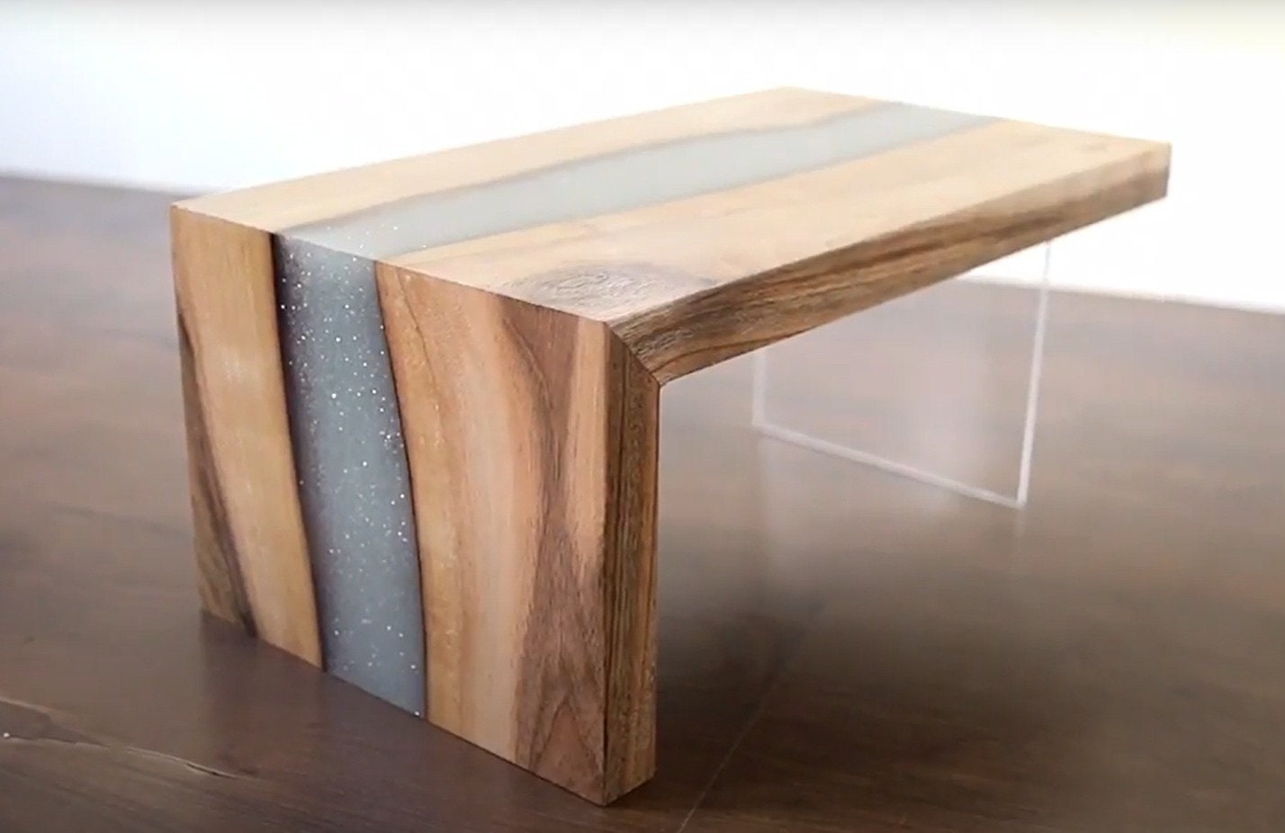 Waterfall Epoxy River Desk Office Executive - Etsy