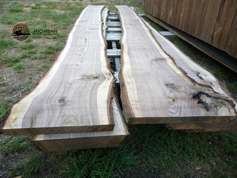 Black Walnut Live Edge Slabs (8ft) - Etsy
