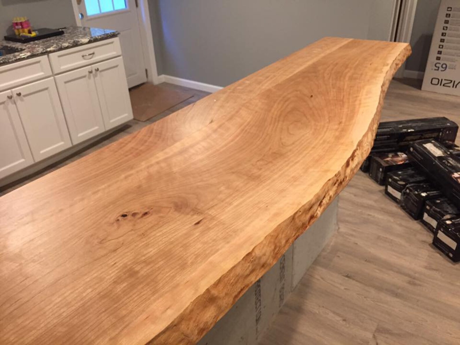 Cherry Wood Live Edge Slabs bar Tops, Tables - Etsy