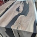 Waterfall Epoxy River Desk - Office Executive - Etsy