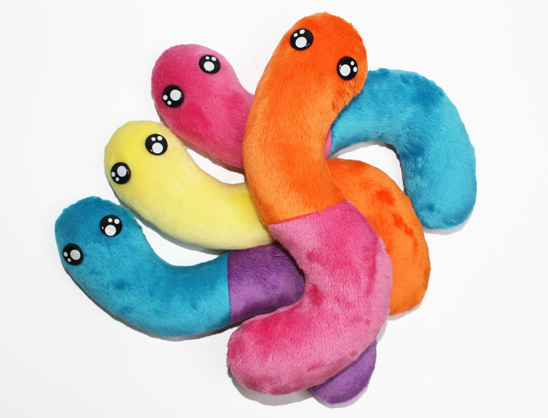 Custom Jumbo Gummy Worm Plush - Etsy