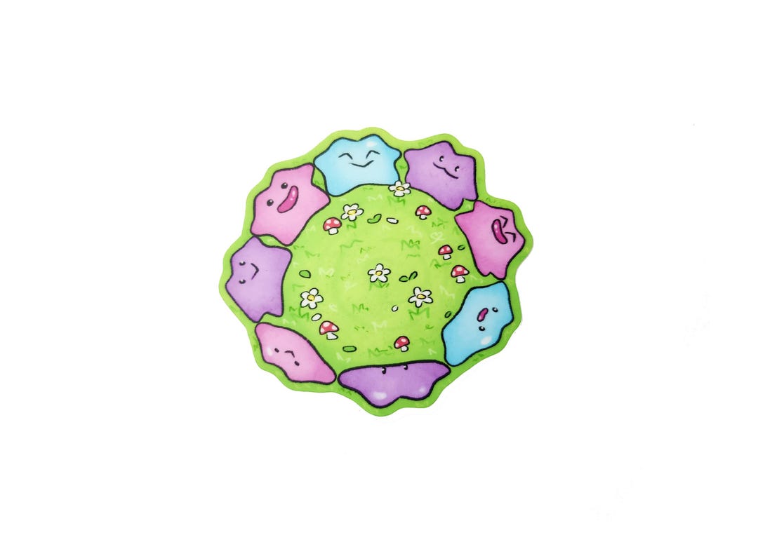 Ditto Fairy Circle Sticker - Etsy