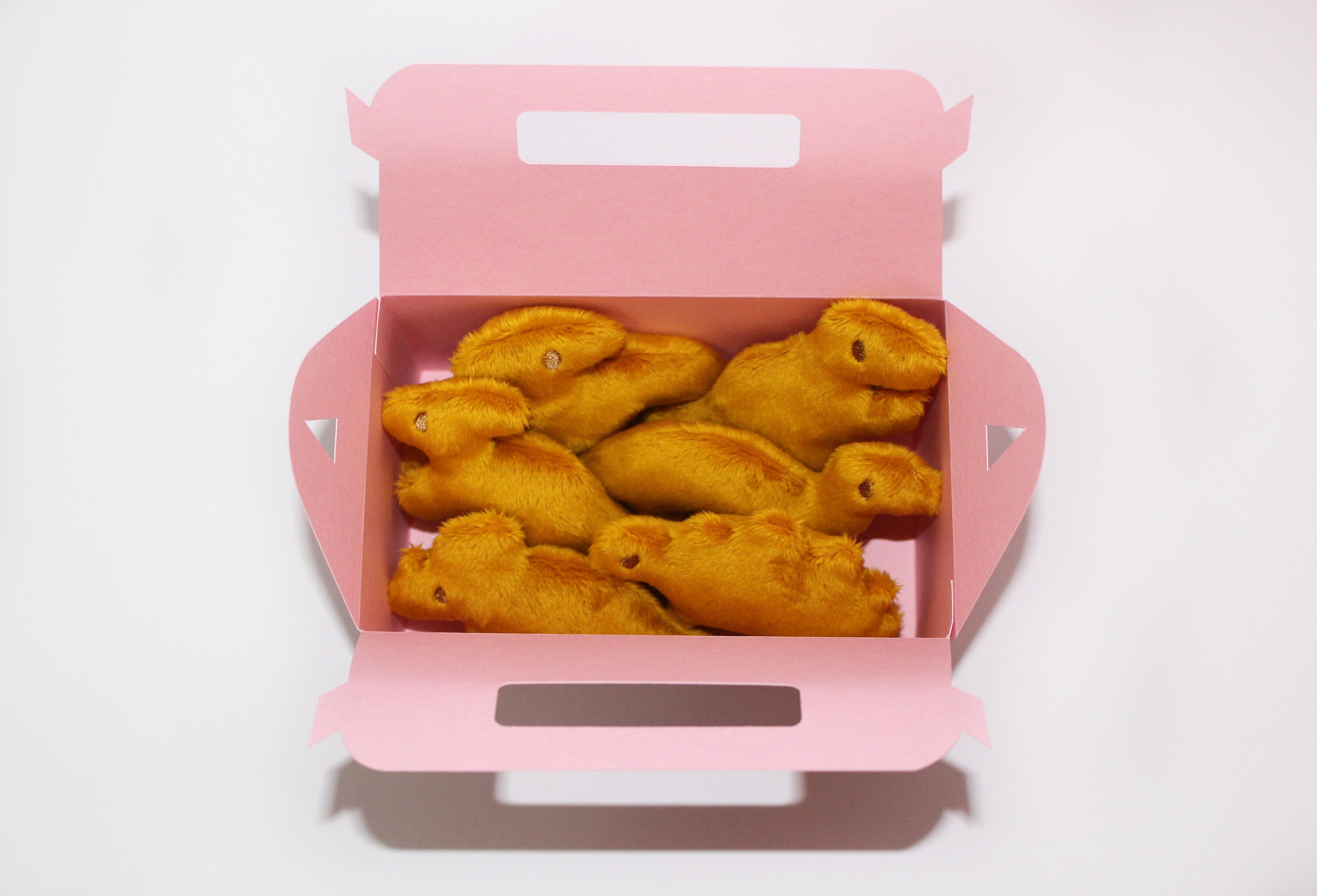 Dino Nugg Plushies Dino Nugget Boxed Meal - Etsy