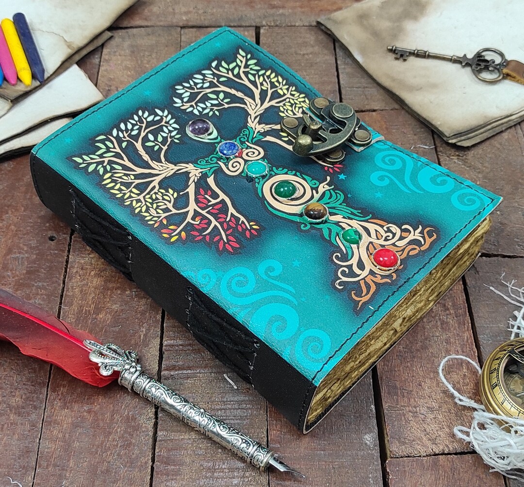 Book of Shadows Journal Blank Mother of Earth Spell Book Deckle Edge ...