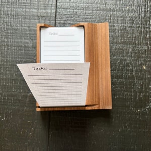 Task Note Card Holder - Etsy