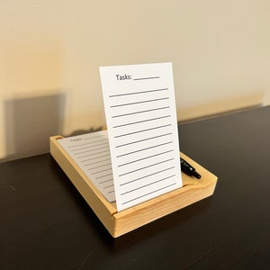 Task Note Card Holder - Etsy