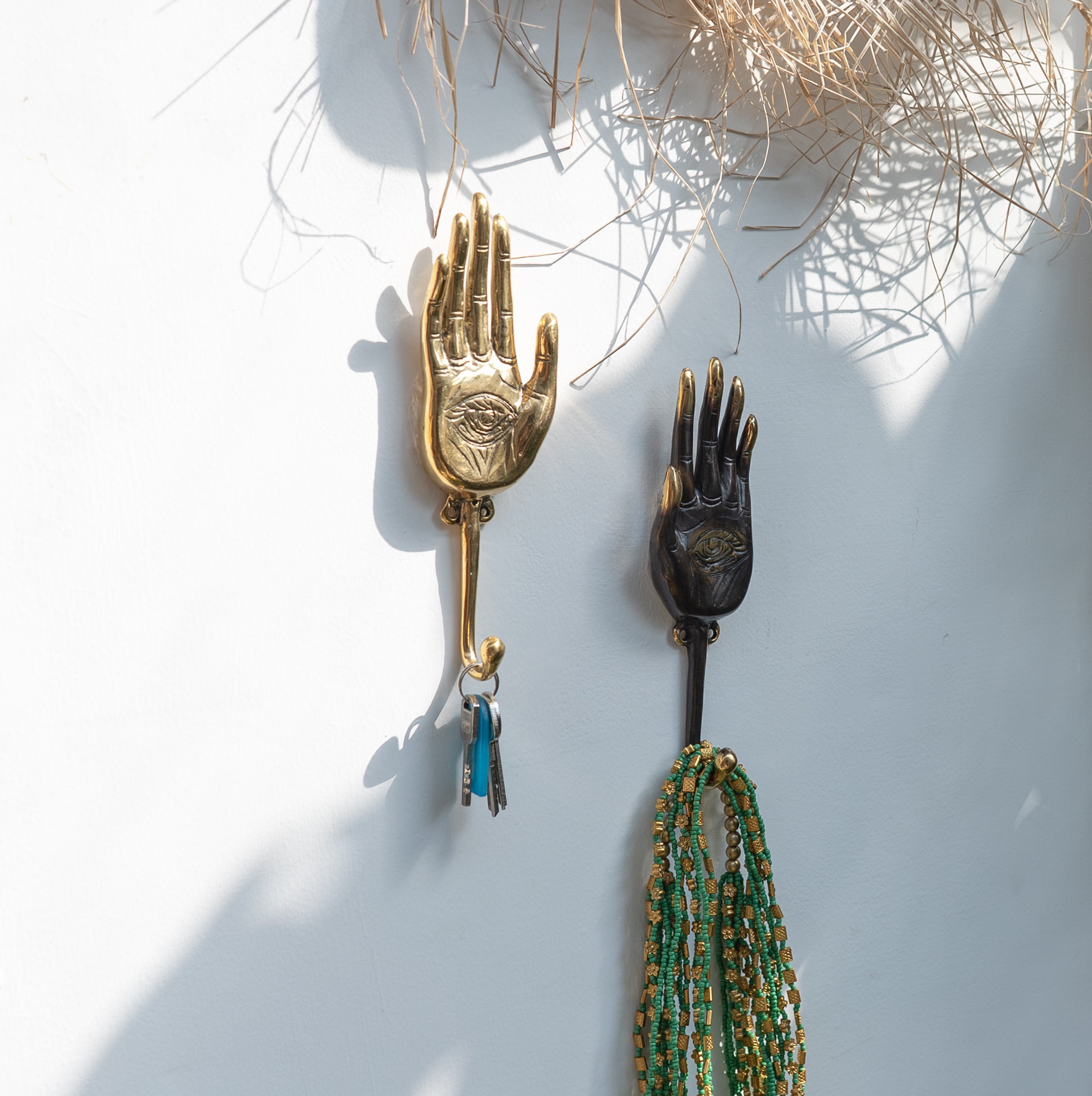 Solid Brass Hand Hooks Wall Decor and Practical Coat Hook - Etsy