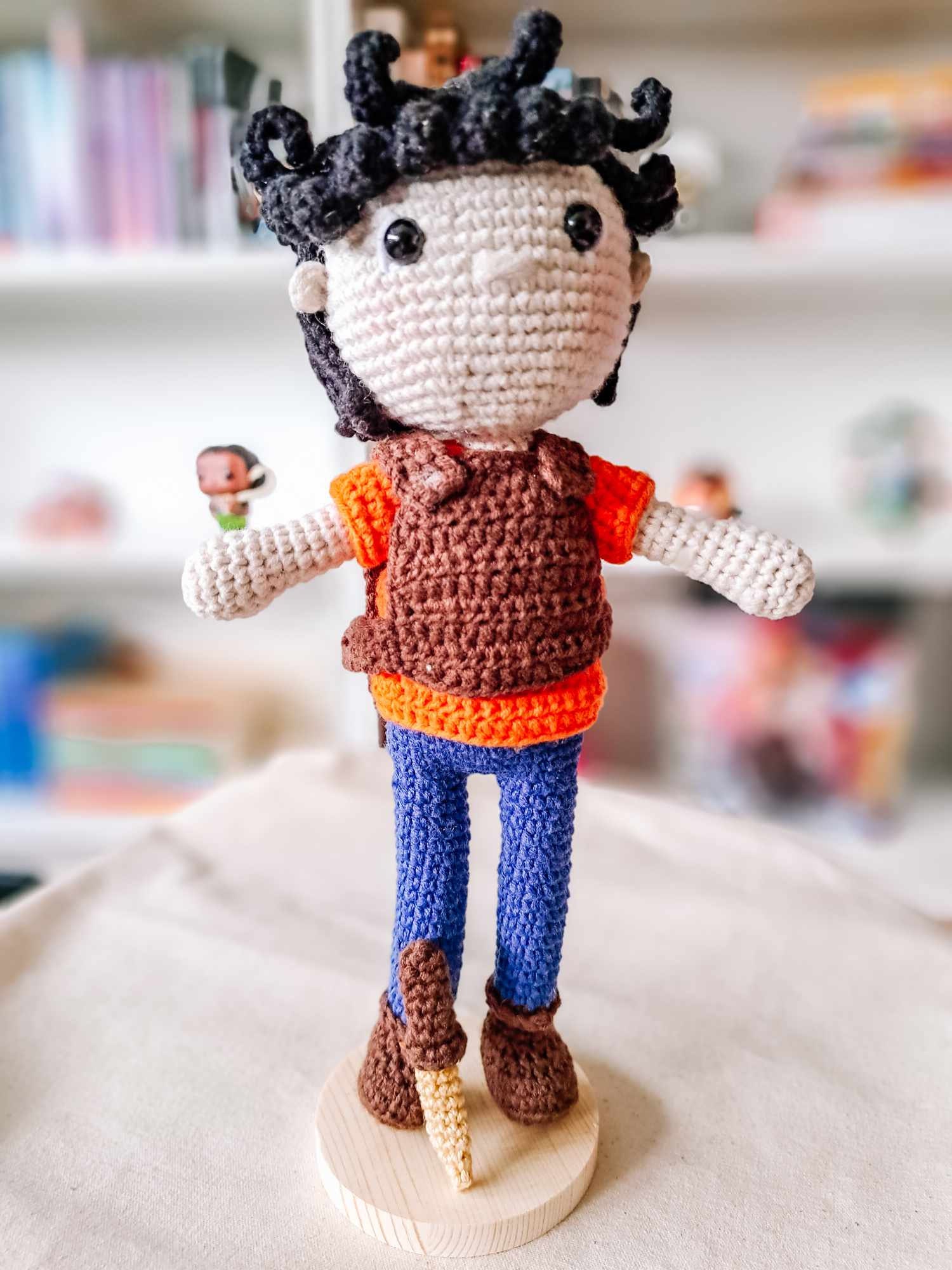 Digital Pattern Percy Jackson Crochet Amigurumi Doll - Etsy