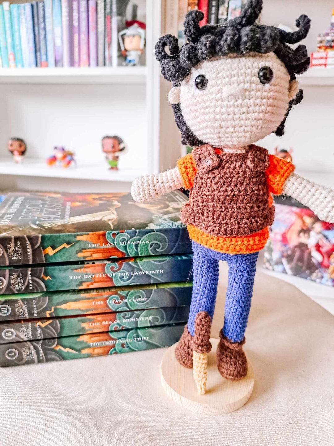 Digital Pattern Percy Jackson Crochet Amigurumi Doll - Etsy