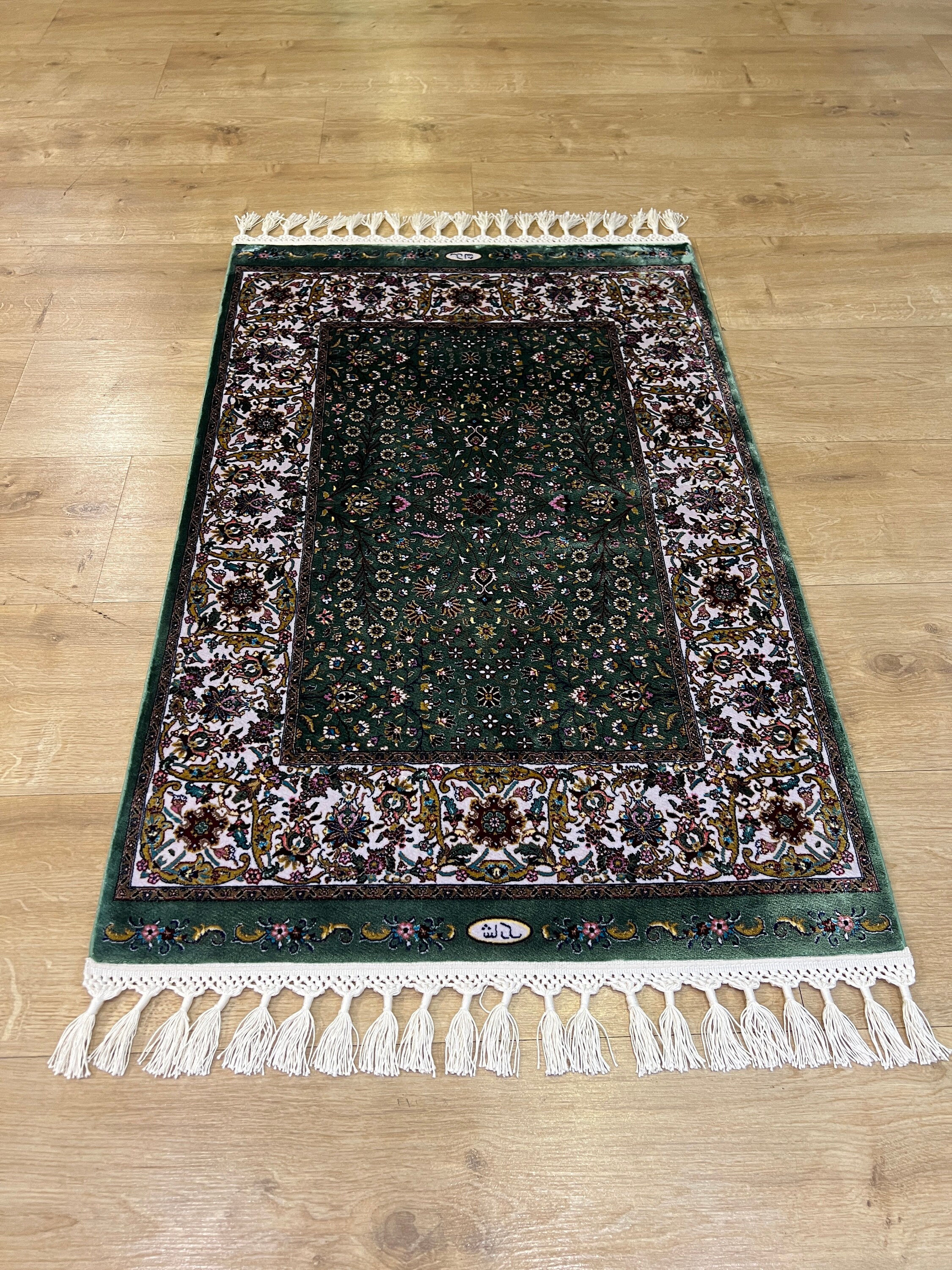 Green Beige Silk Rug, Luxury Silk Rug, Palace Silk Rug, High Quality ...