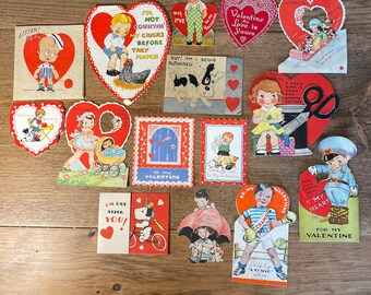 Vintage Mouse Standing on Cheese Valentine Greeting Card - Etsy