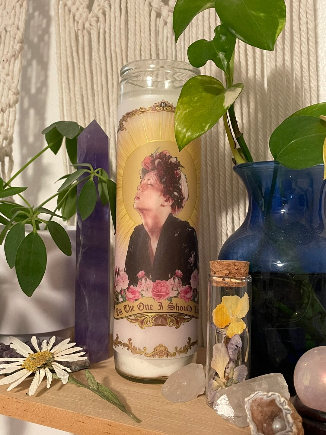 Jin BTS Prayer Candle - Etsy