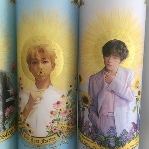 Taehyung V BTS Prayer Candle - Etsy