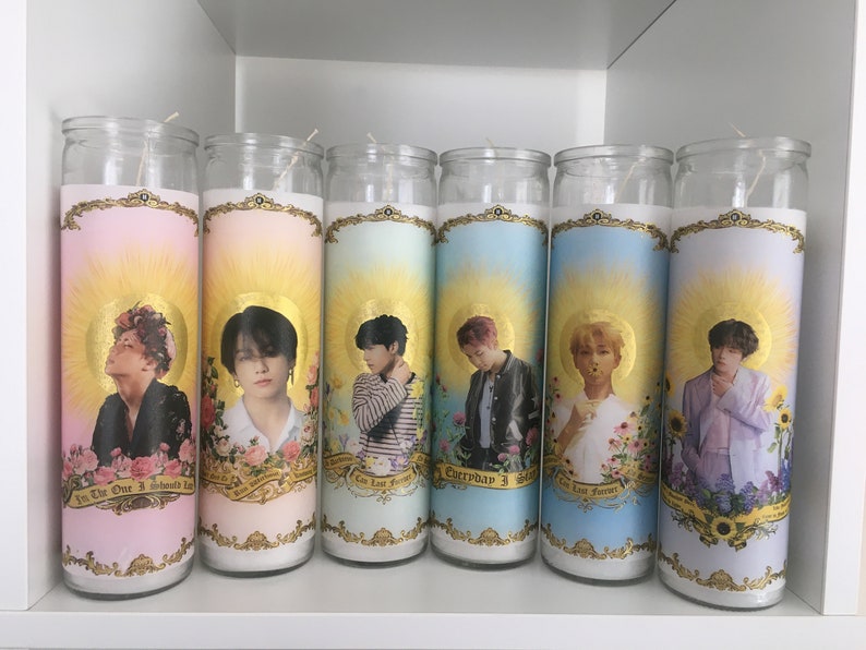 Jungkook BTS Prayer Candle - Etsy