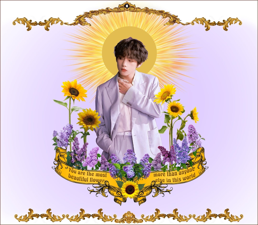 Taehyung V BTS Prayer Candle - Etsy