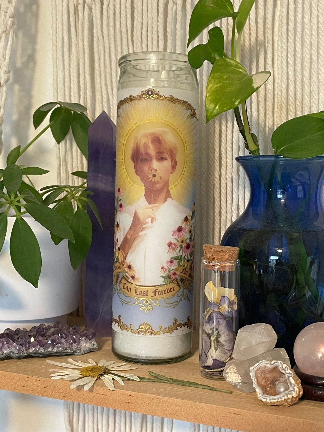 Namjoon RM BTS Prayer Candle - Etsy