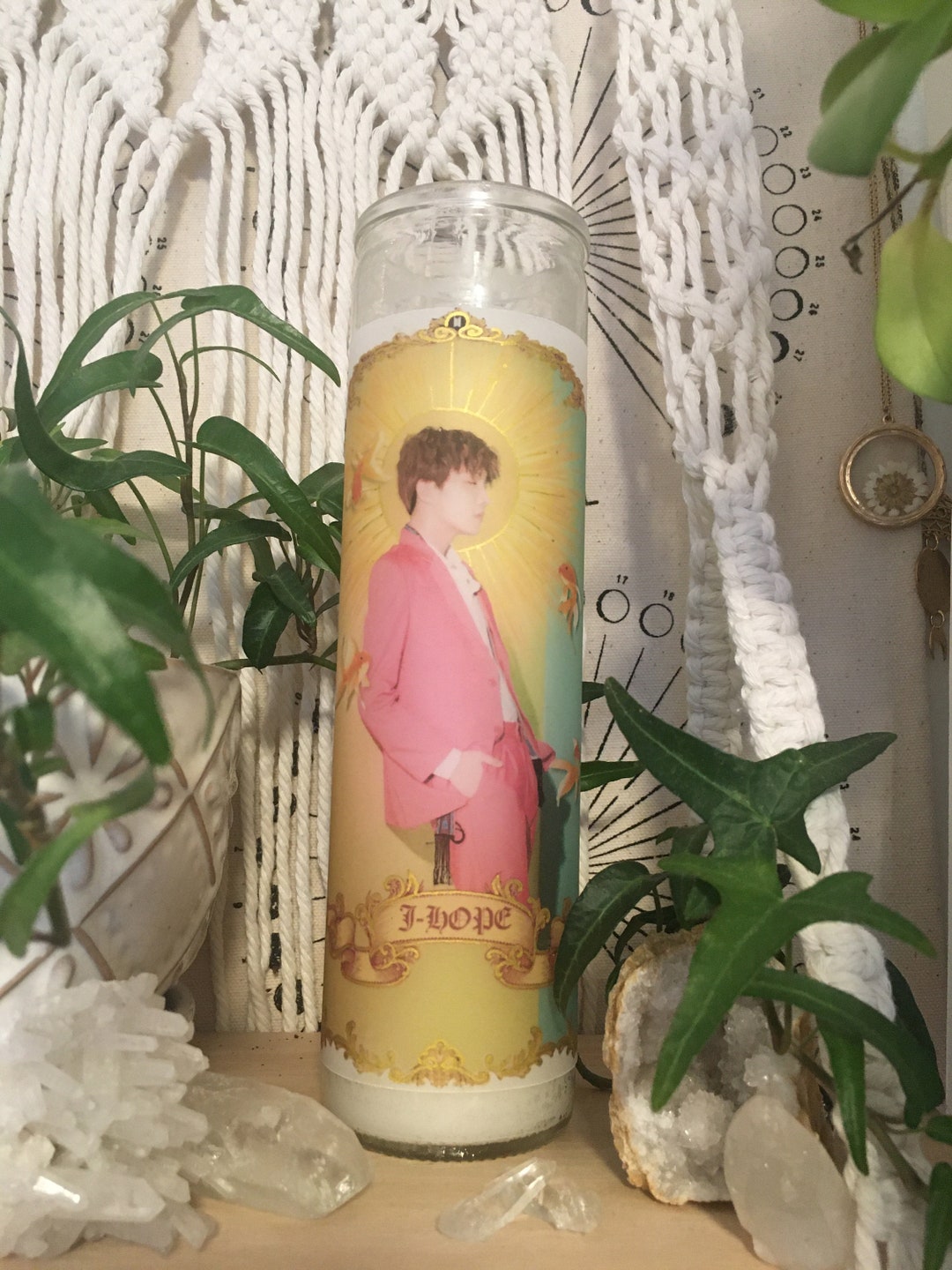 J-hope BTS Prayer Candle - Etsy