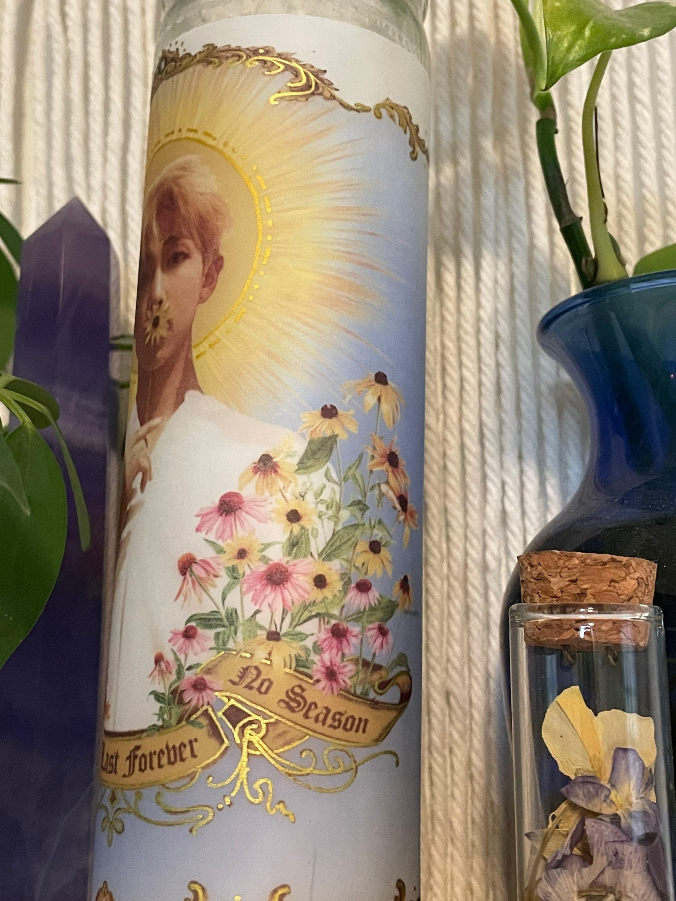 Namjoon RM BTS Prayer Candle - Etsy
