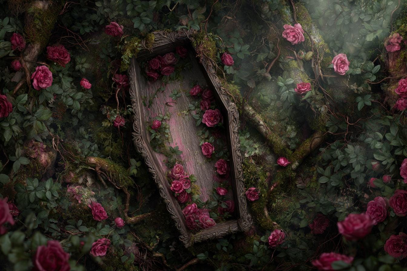 10 Files Enchanted Open Coffins in a Magic Forest – Printable Fantasy ...