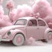 10 Pink Baby Car Photo Backgrounds | Girl Backdrop | Digital Download ...
