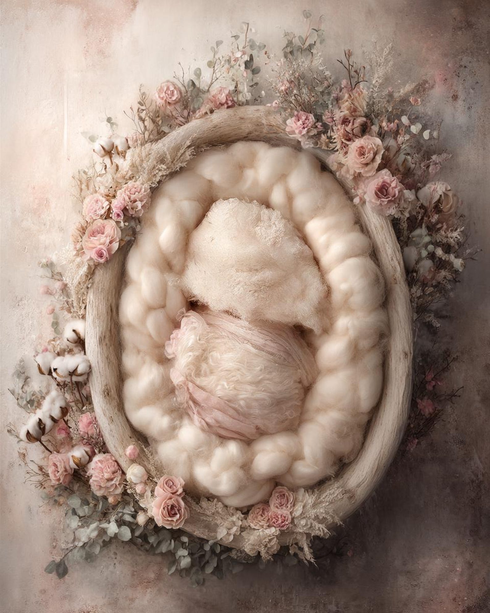 30 Newborn Background Prompts for Midjourney | Empty Baby Photography ...