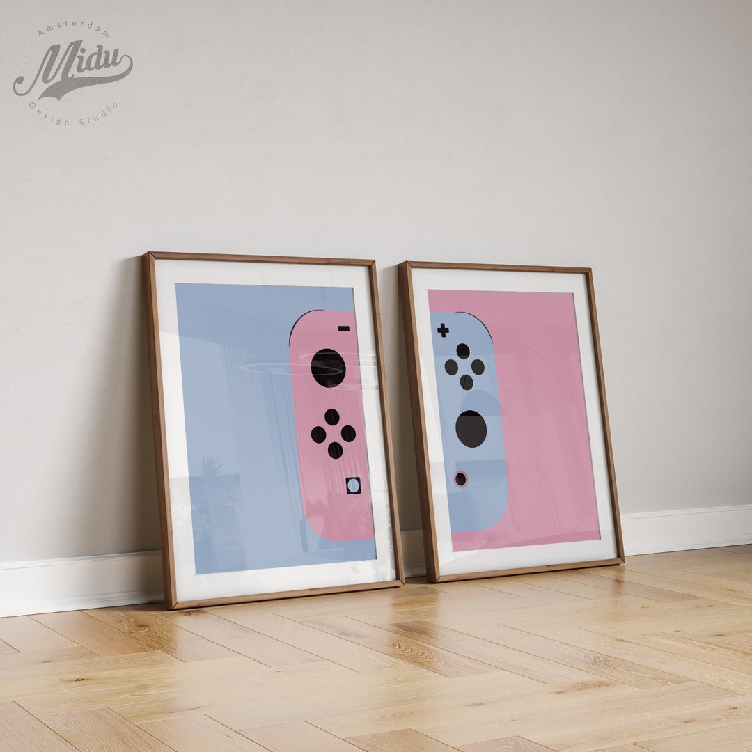 Controller Posters, Gaming Room Wall Art, Gaming Room Decor, Video Game ...