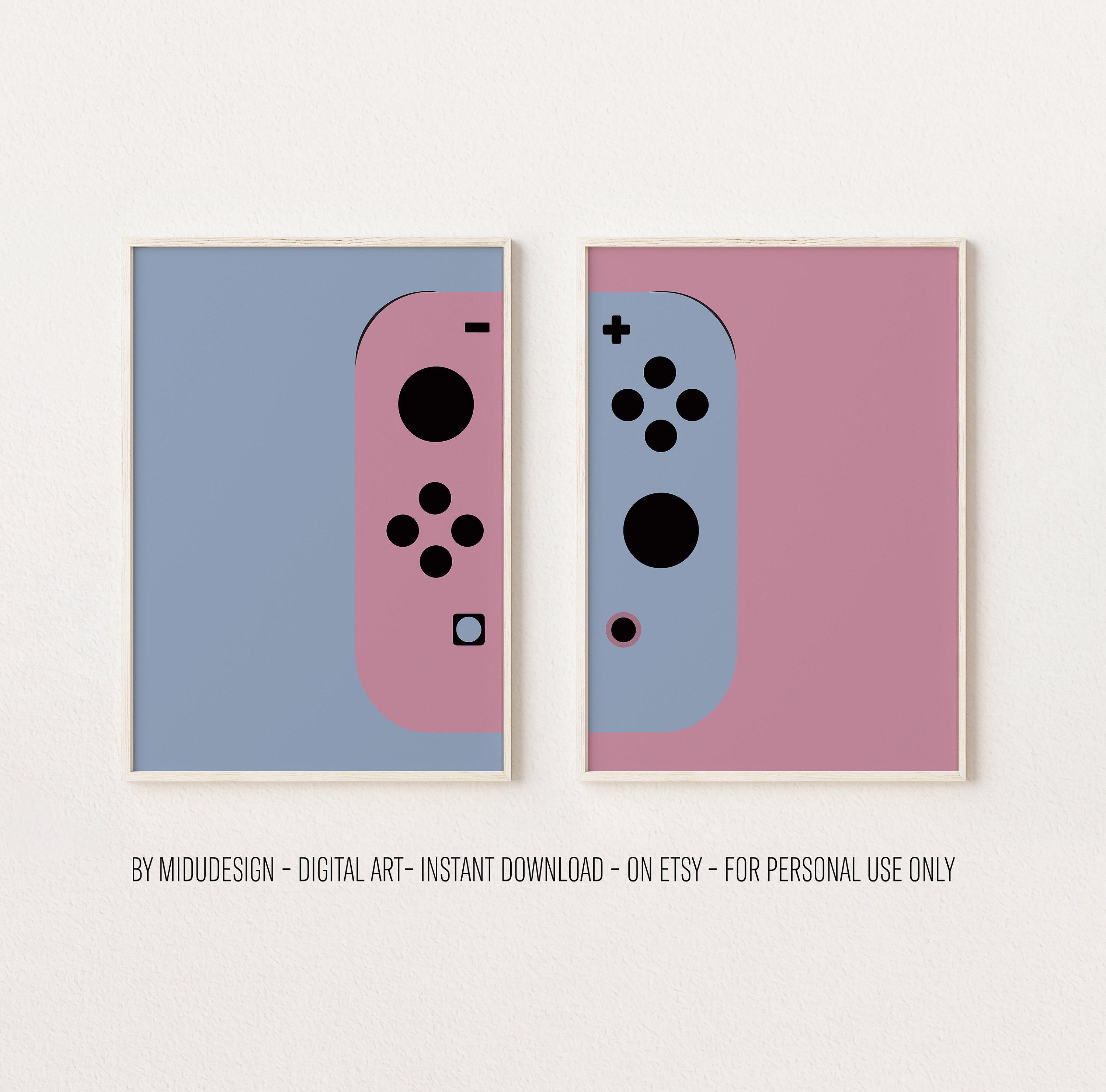 Controller Posters Gaming Room Wall Art Gaming Room Decor - Etsy