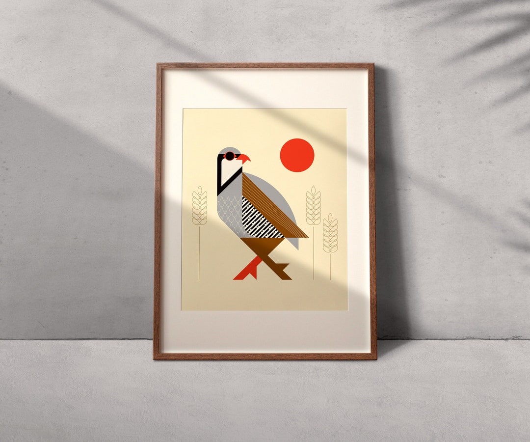 Chukar, Partridge, Hunting Decor, Cabin, Decor, Gifts for Hunters, Game ...