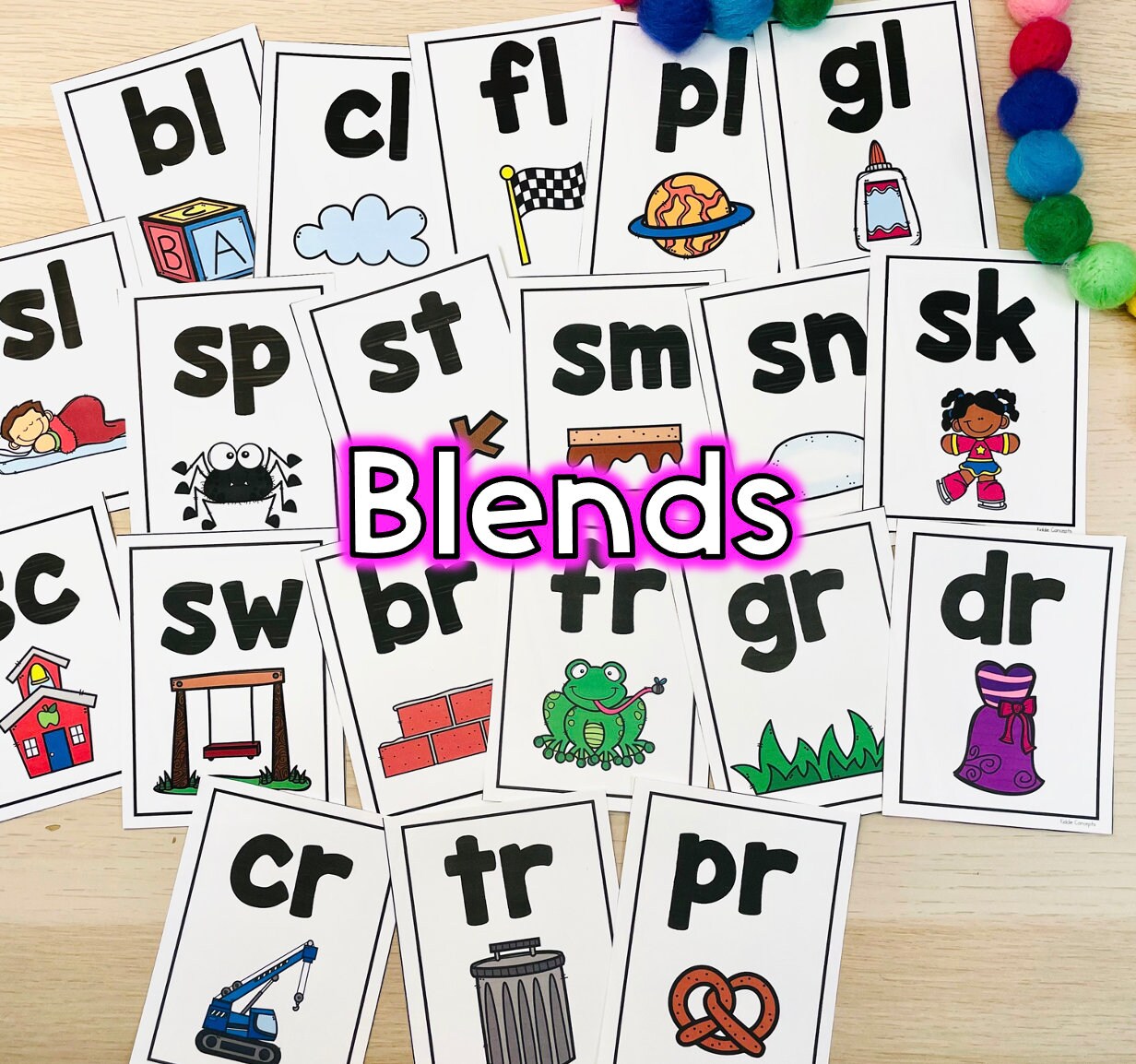 Phoneme Phonics Cards Flash Cards (Download Now) - Etsy