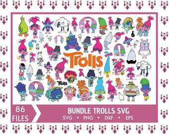 Trolls Svg - Etsy