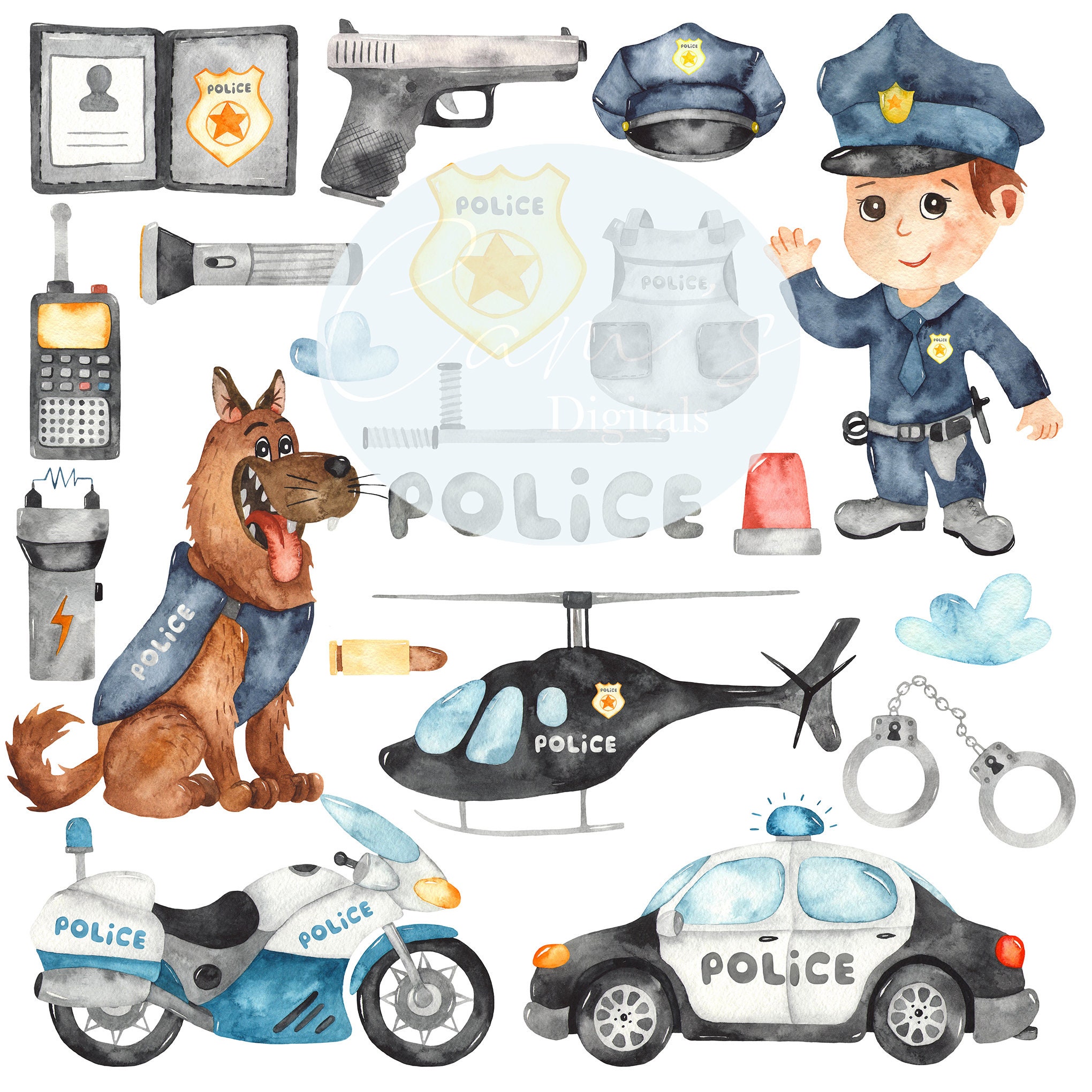Police Clipart Animated Thanksgiving