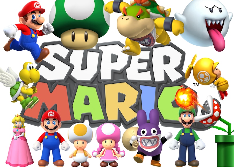Super Mario Clipart Mario Clip Art Super Mario Bros PNG Images Digital ...