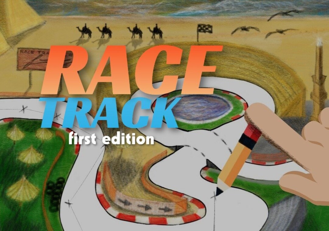 RACE TRACK - Classic Racing Game - Etsy